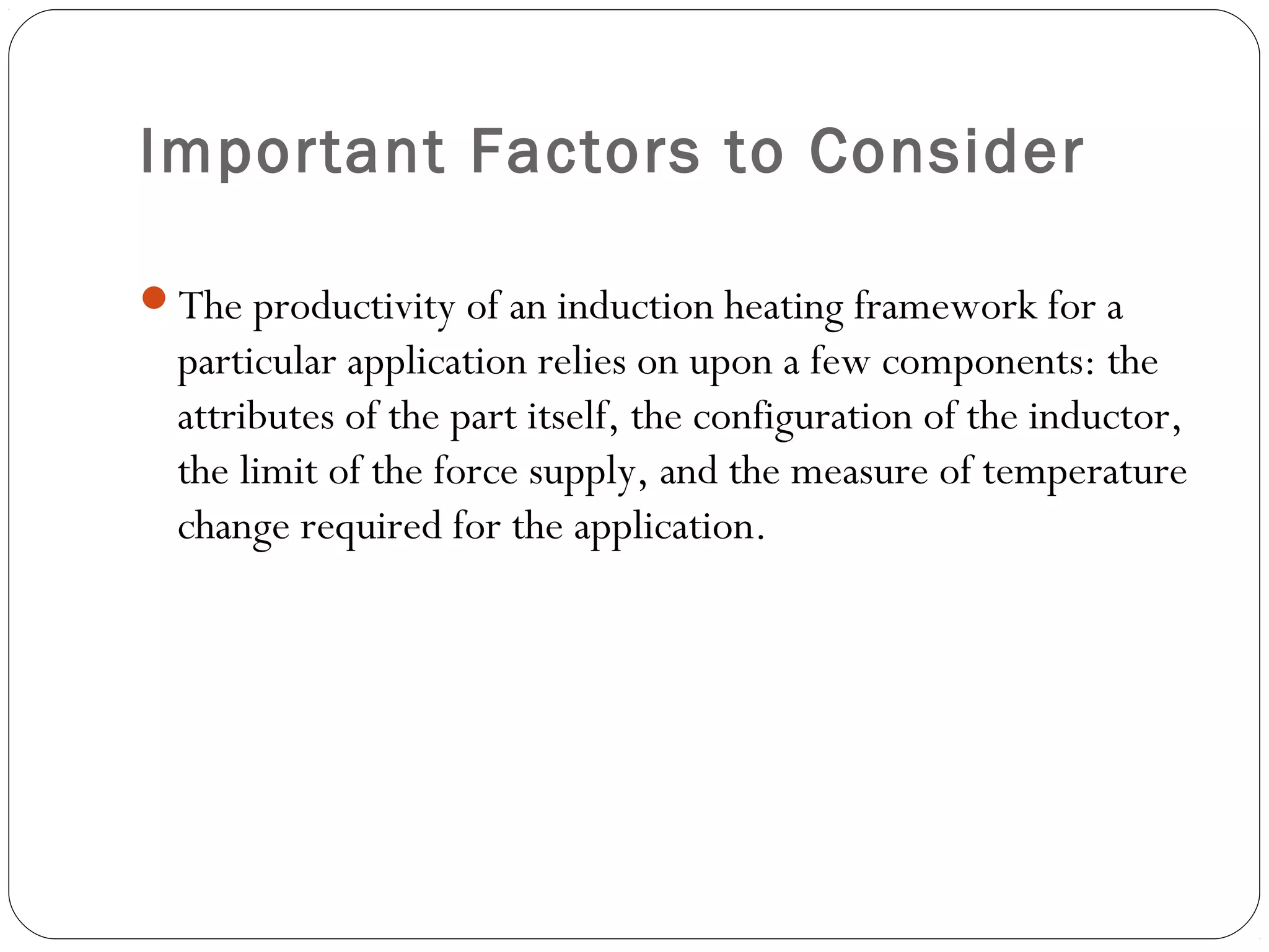 Theory of induction heating by stead fast engineers | PPT