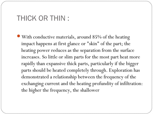 Theory of induction heating by stead fast engineers | PPT