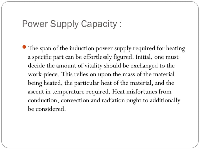Theory of induction heating by stead fast engineers | PPT