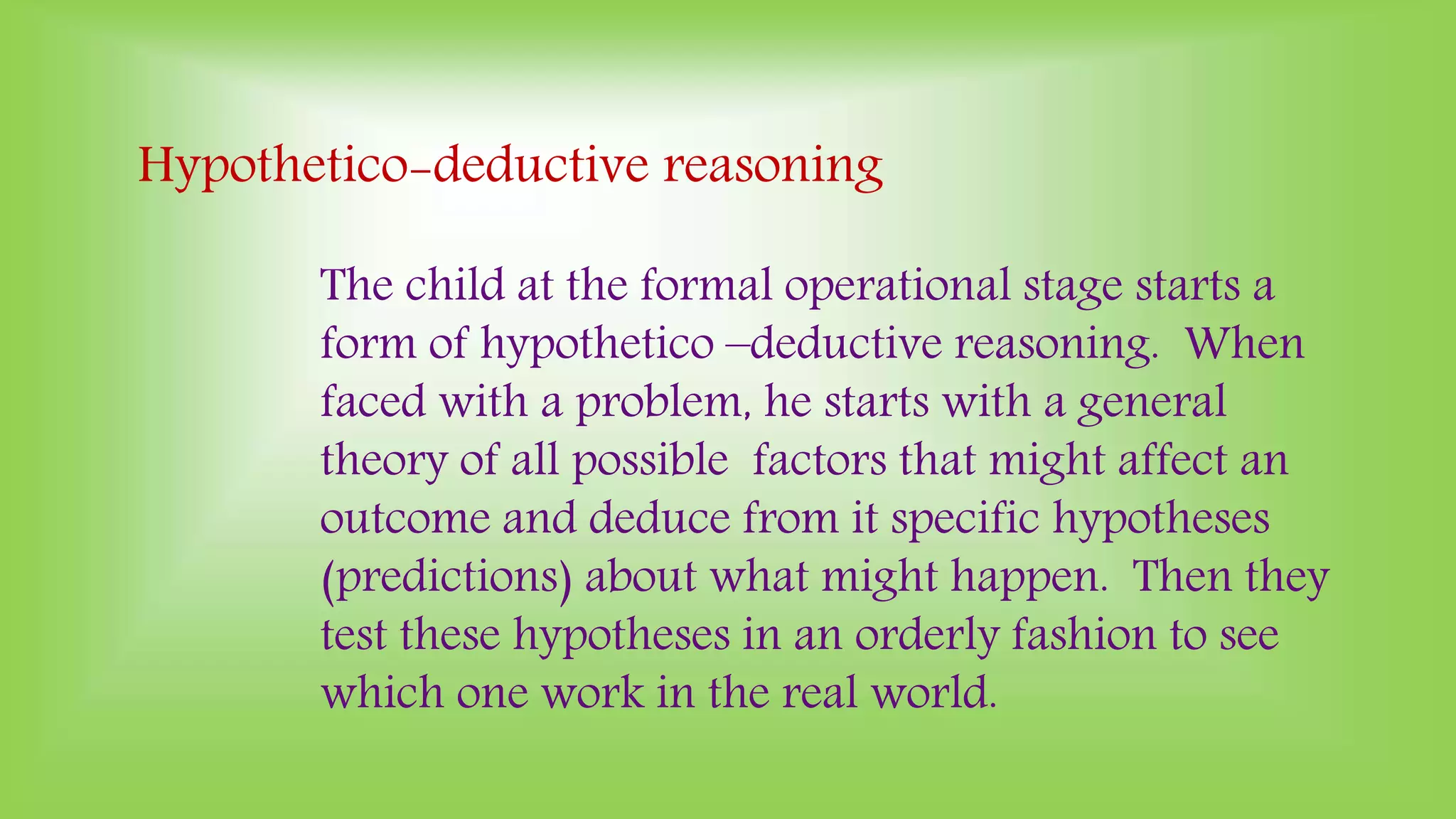 Theory of intellectual development by jean piaget | PPTX