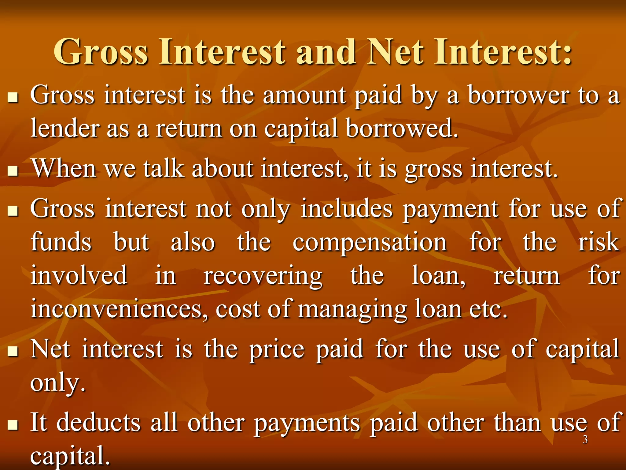 Theory of interest | PPT