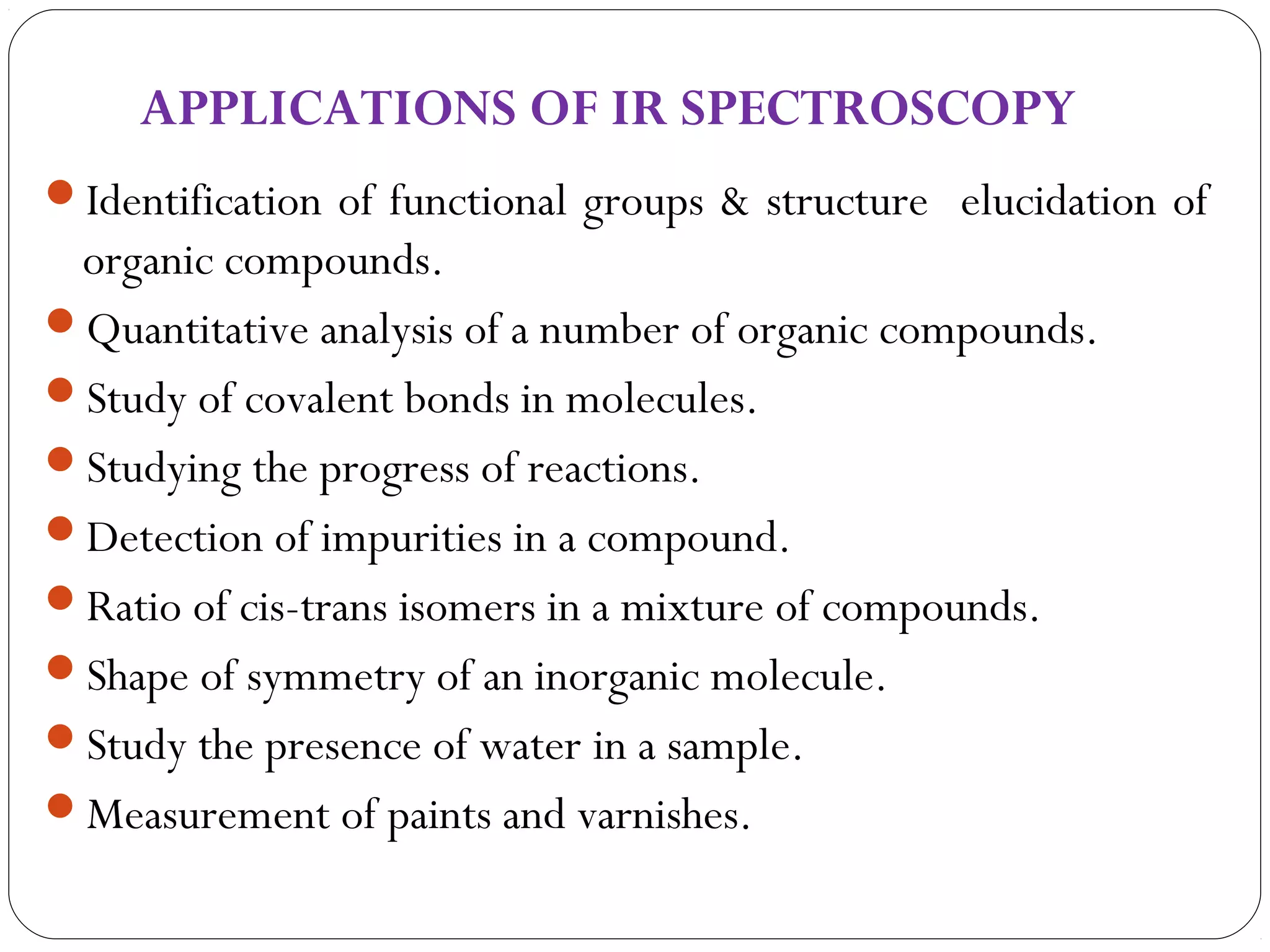 Theory of IR spectroscopy | PPT