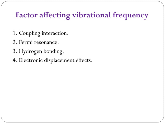 Theory of IR spectroscopy | PPT