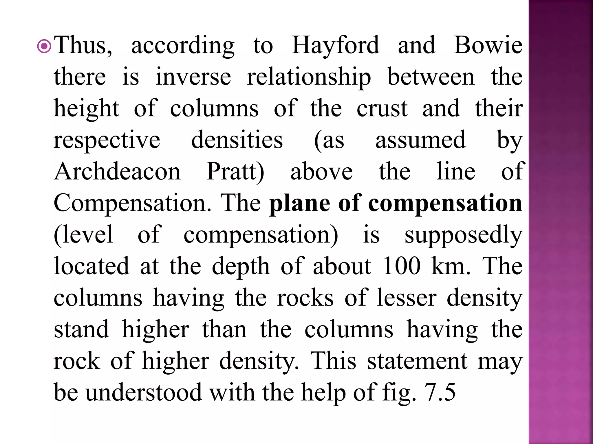 Theory of isostacy | PPTX