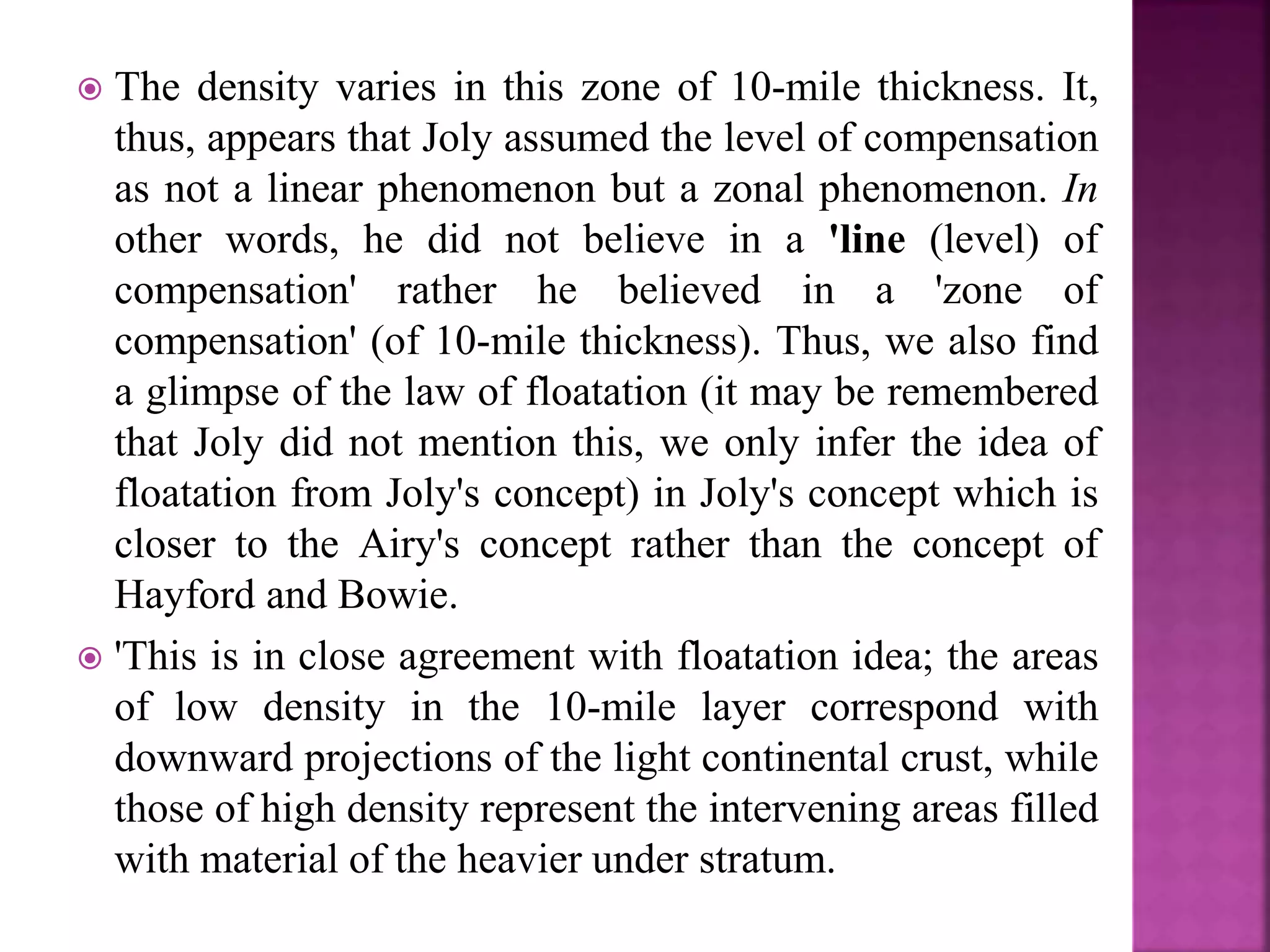 Theory of isostacy | PPTX