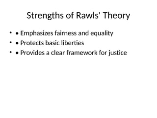 Theory_of_Justice. A theory by the philosopher John Rawls | PPTX
