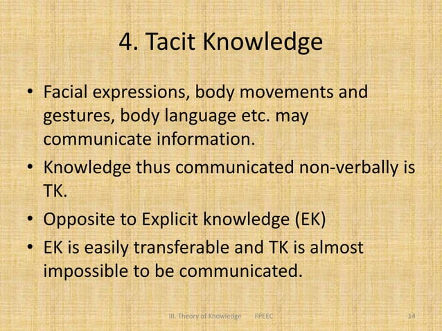 Theory of knowledge | PPTX | Science