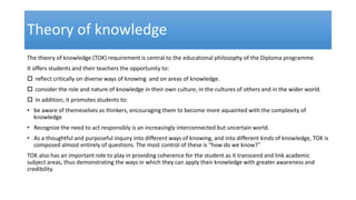 THEORY OF KNOWLEDGE | PPTX