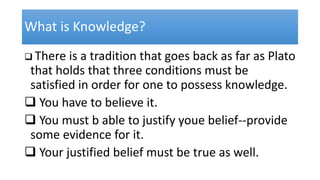 THEORY OF KNOWLEDGE | PPTX