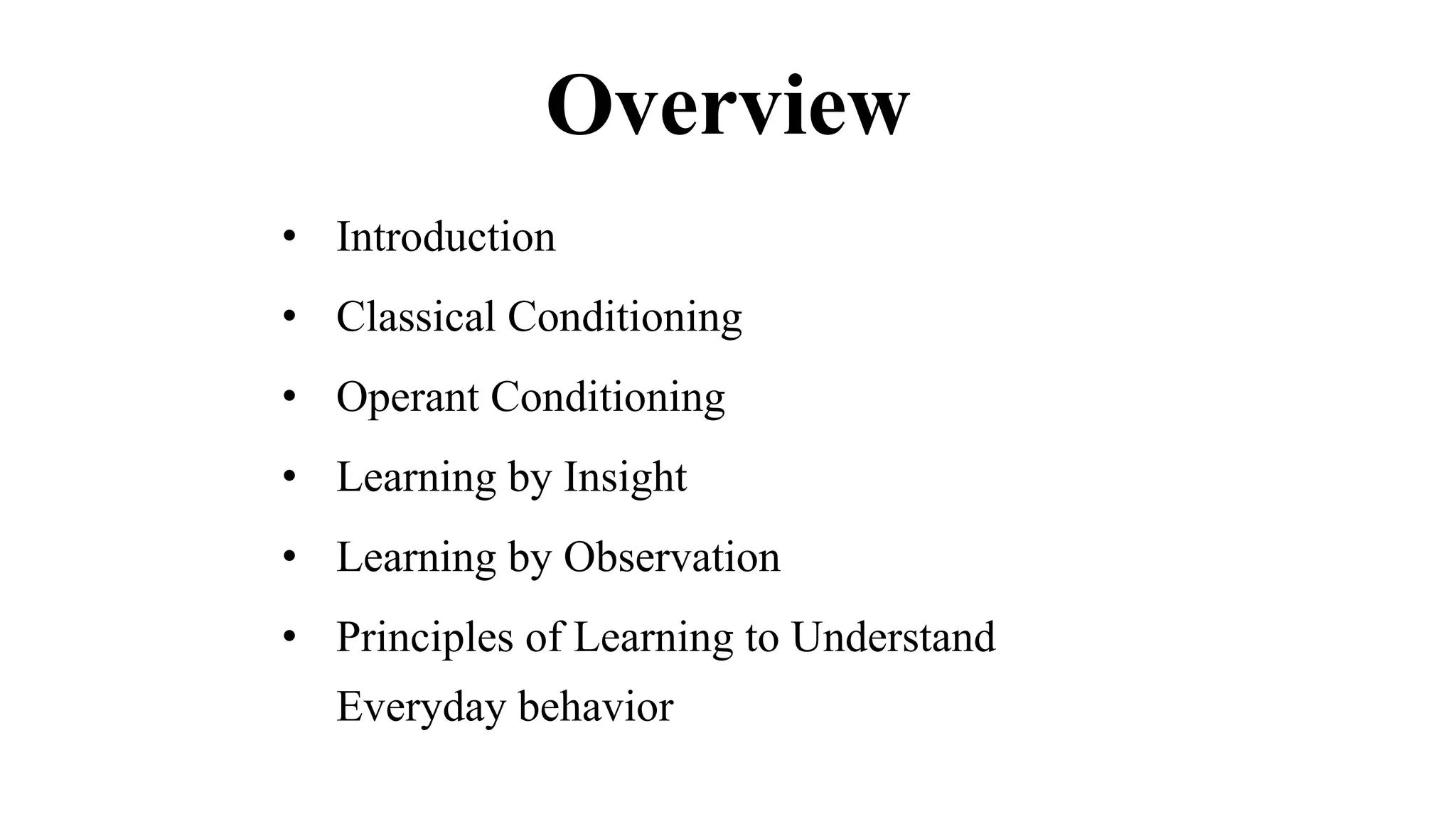 Theory Of Learning (Psychology) | PPTX