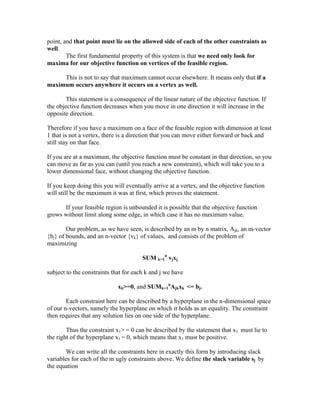 Theory of linear programming | PDF