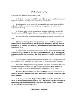 Theory of linear programming | PDF