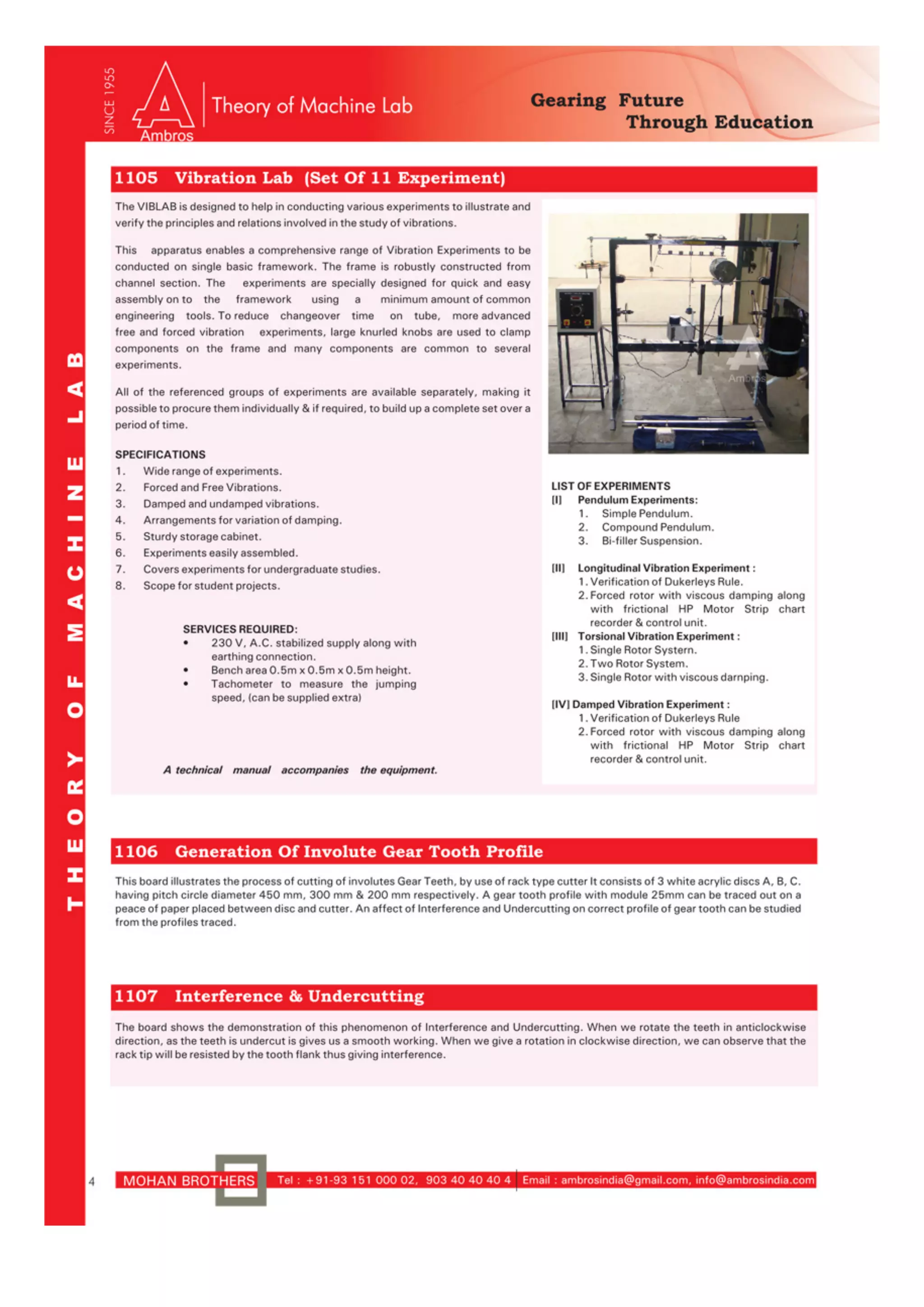 Theory of machine lab | PDF
