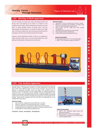 Theory of machine lab | PDF