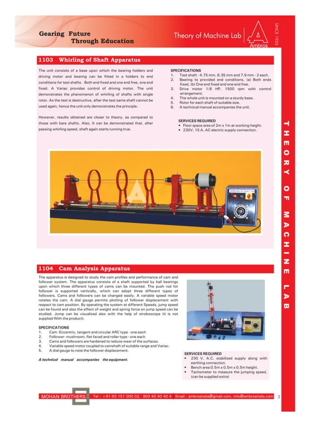 Theory of machine lab | PDF