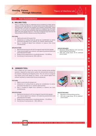 Theory of machine lab | PDF