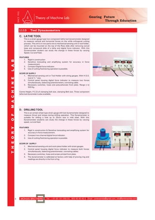Theory of machine lab | PDF