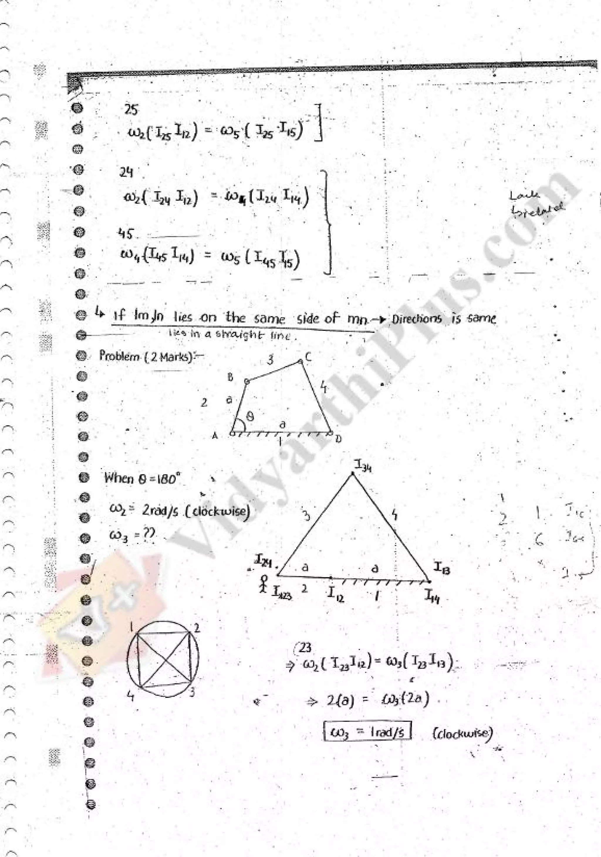 Theory of Mechanics 1 (TOM) Mechanical Engineering Handwritten classes ...