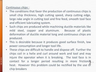 Theory of metal cutting | PPTX