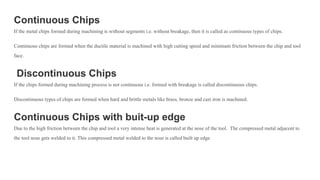 Theory of metal cutting | PDF