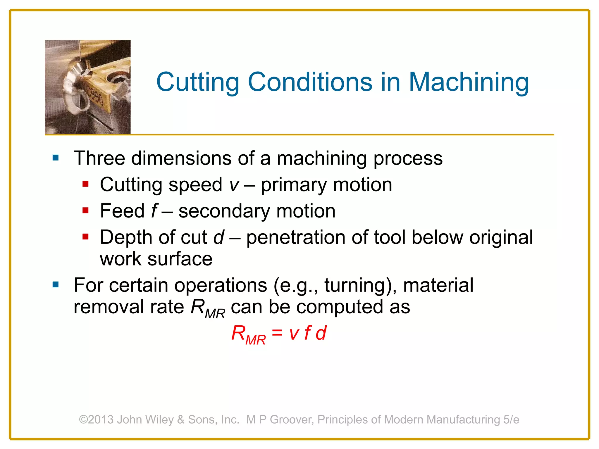 Theory of metal machining | PPTX