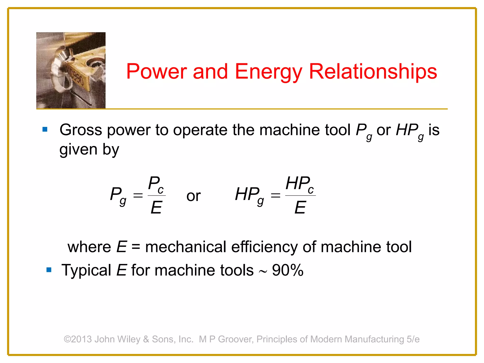 Theory of metal machining | PPT