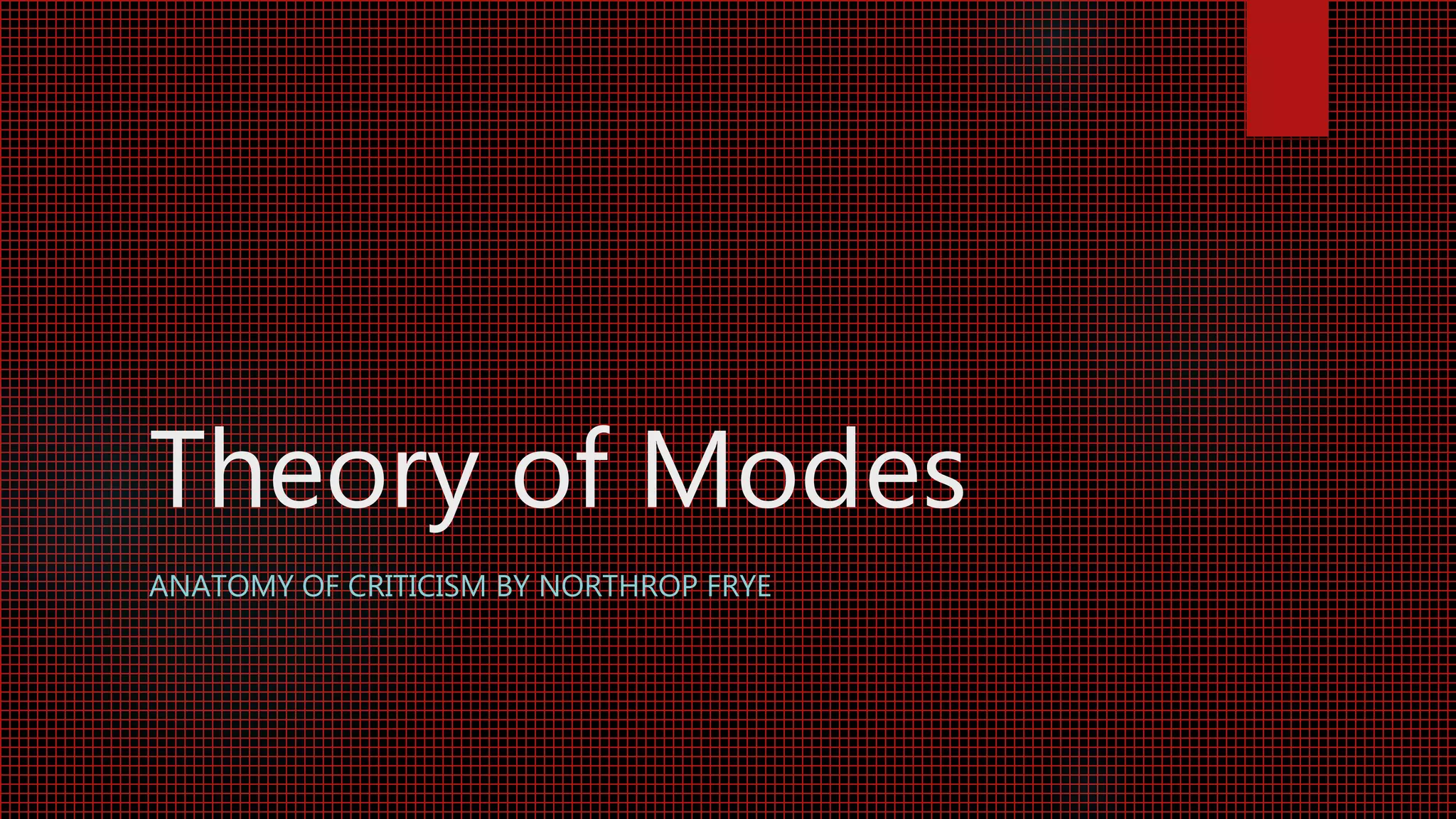 Theory of Modes | PPTX