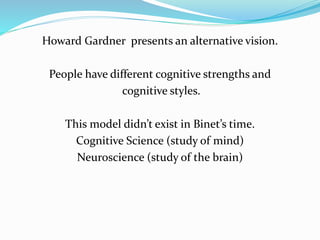 Howard Gardner's Theory of Multiple Intelligences (Chapter 1) | PPTX