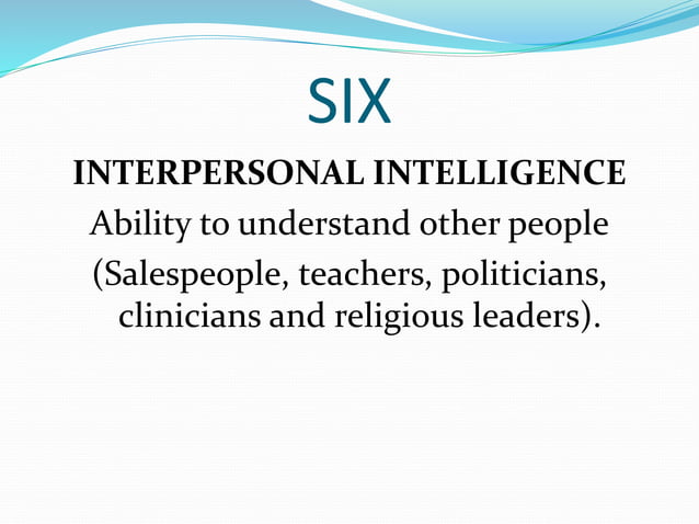 Howard Gardner's Theory of Multiple Intelligences (Chapter 1) | PPTX | Educational Assessment ...