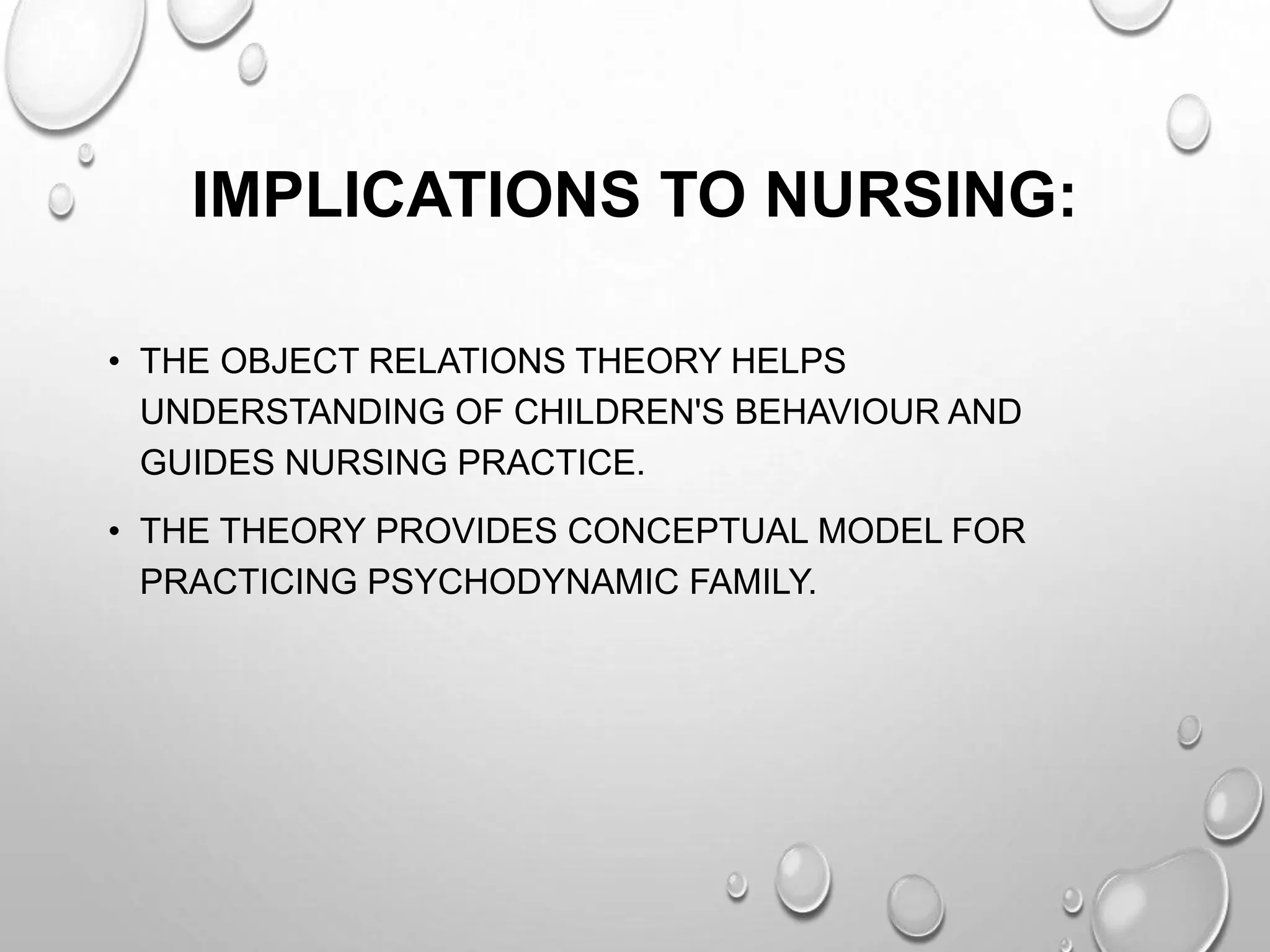 Theory of object relation | PPTX