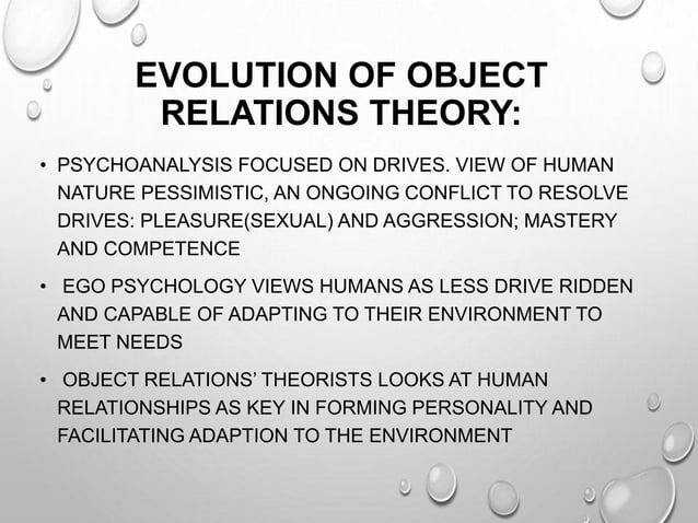 Theory of object relation | PPTX | Parenting Babies and Toddlers ...