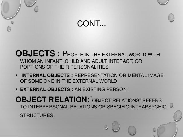Theory Of Object Relation