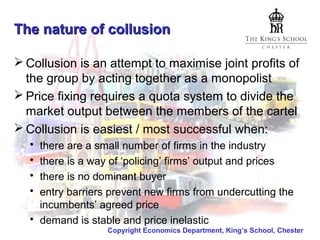 Theory of oligopoly | PPT | Business Administration | Business