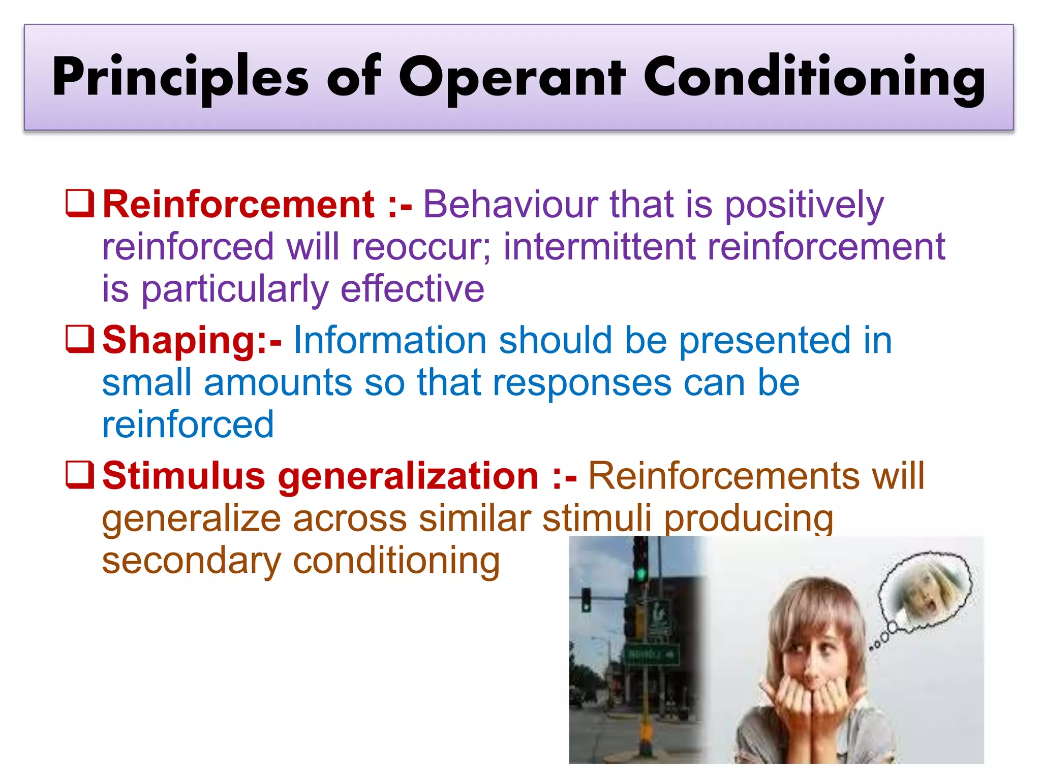 Theory of Operant Conditioning - B F Skinner | PPTX