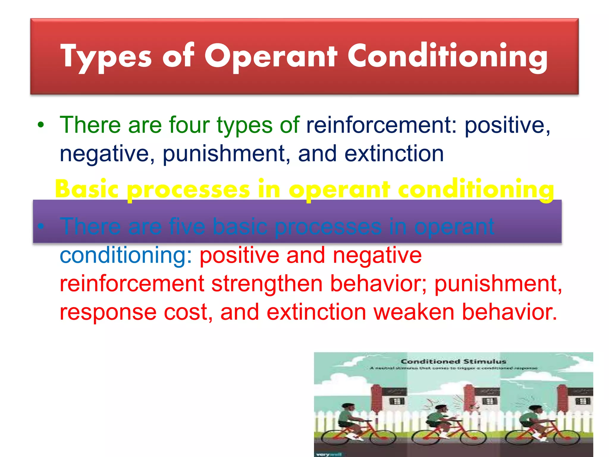Theory of Operant Conditioning - B F Skinner | PPTX