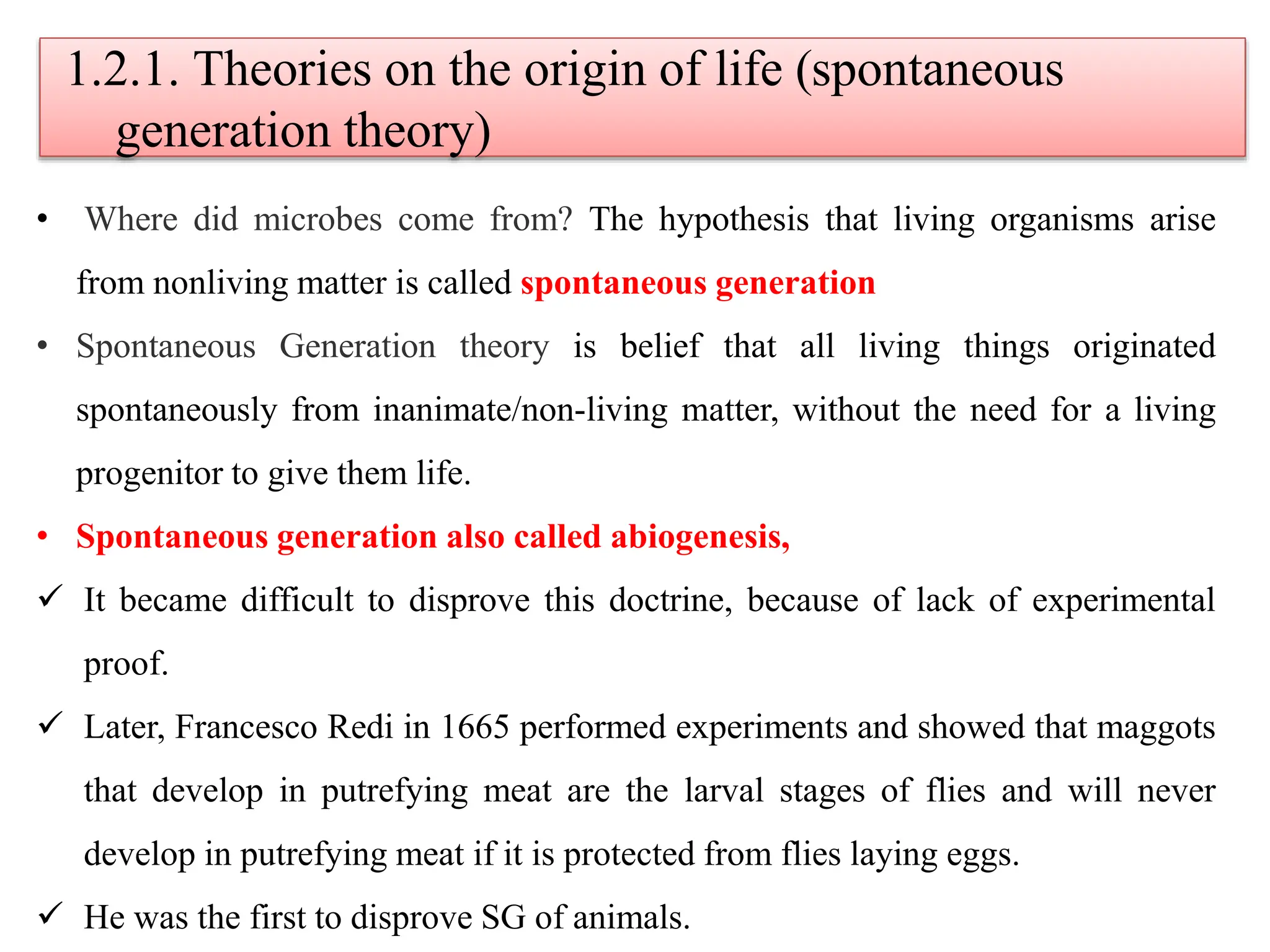 theory of origin of life.pptx