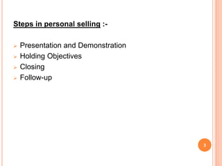 Theory of personal selling | PPTX