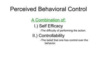 Theory of planned behavior | PPT