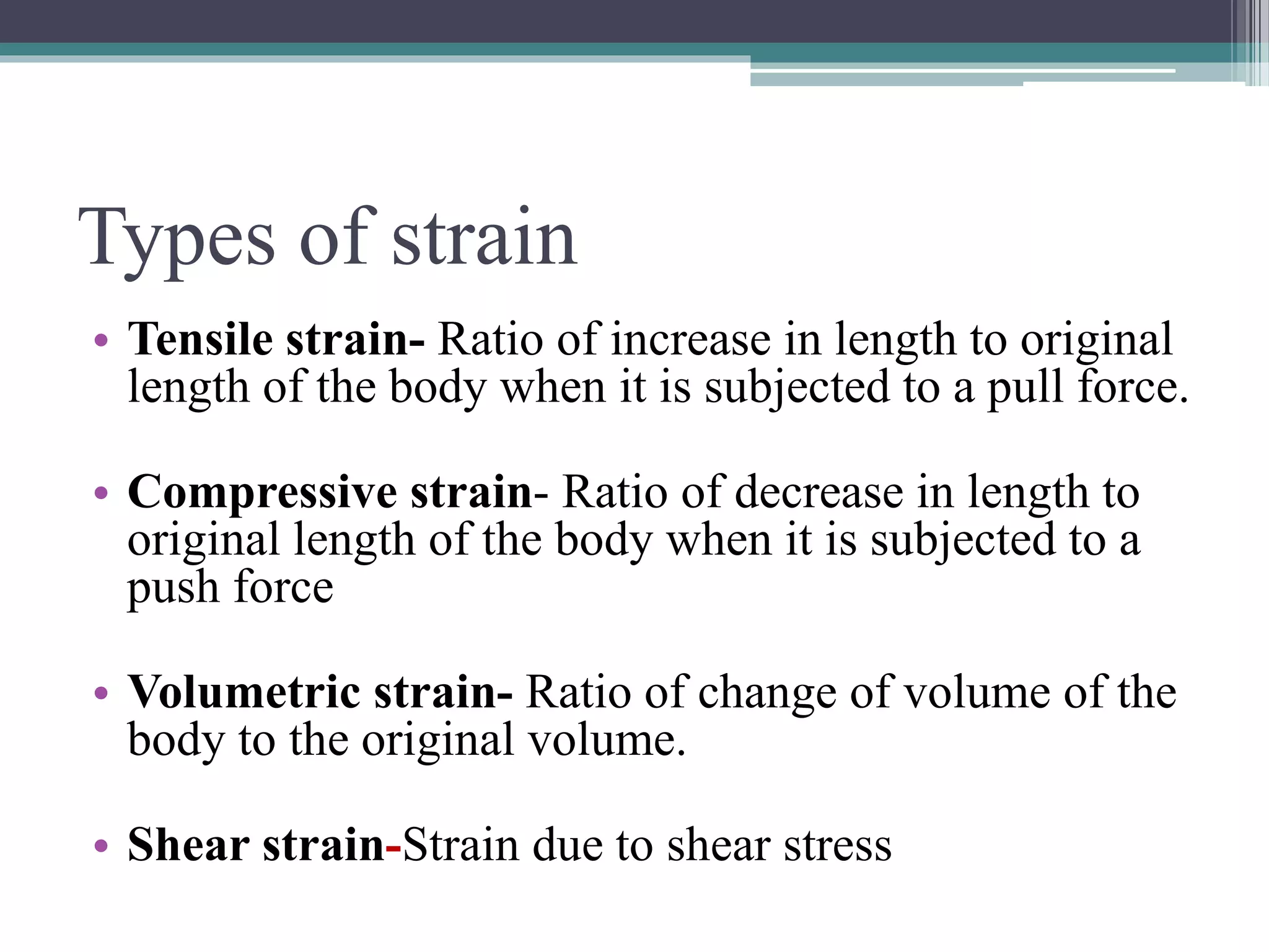 strain diagrams | PPTX | Physics | Science
