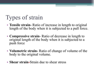 strain diagrams | PPTX | Physics | Science