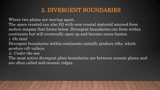 Theory of Plate Tectonics | PPTX