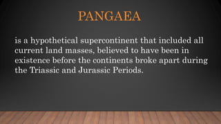 Theory of Plate Tectonics | PPTX