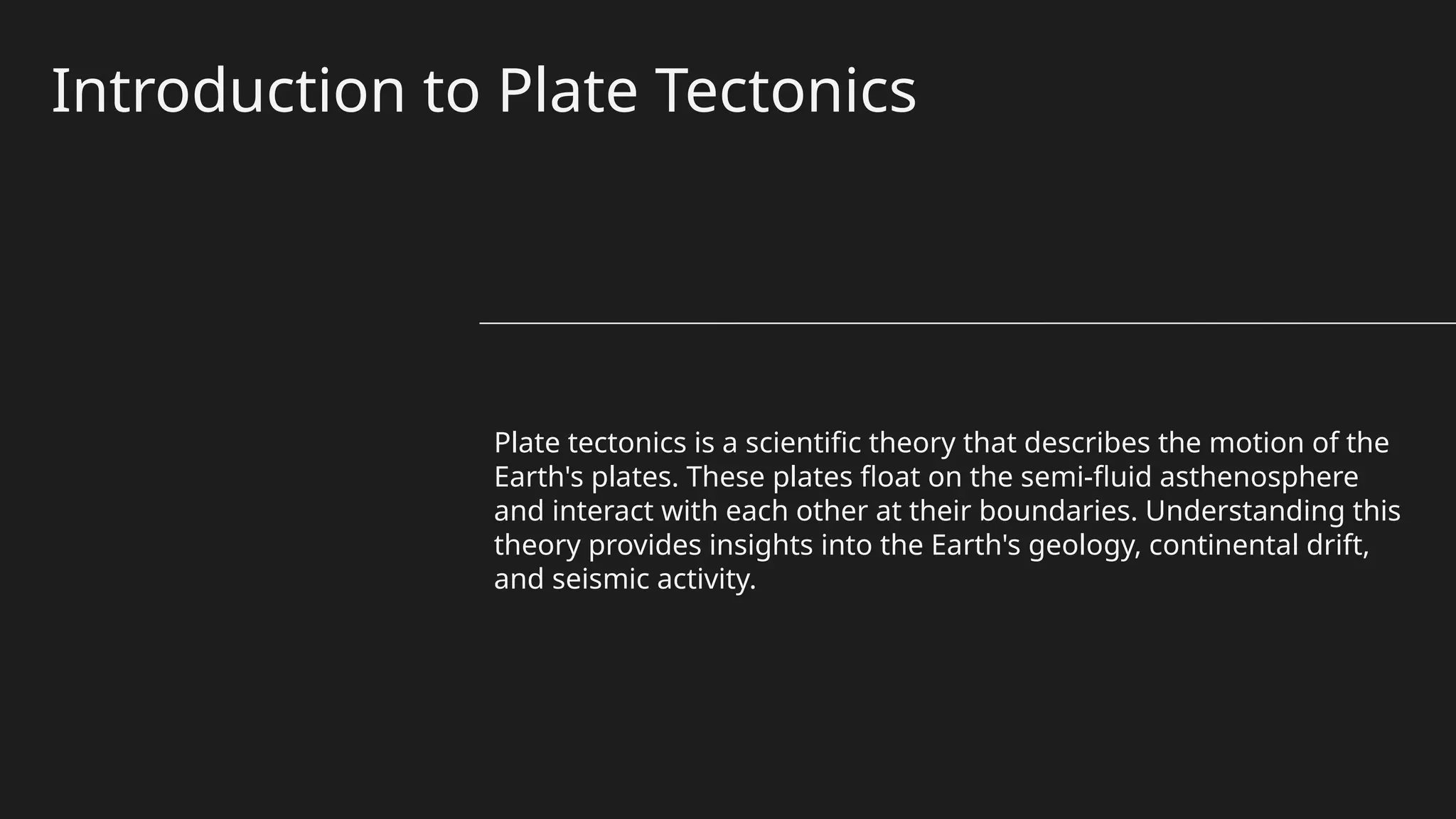 Theory of Plate Tectonics everything you need to learn about the earth ...