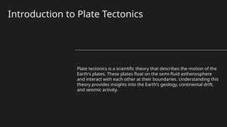 Theory of Plate Tectonics everything you need to learn about the earth ...