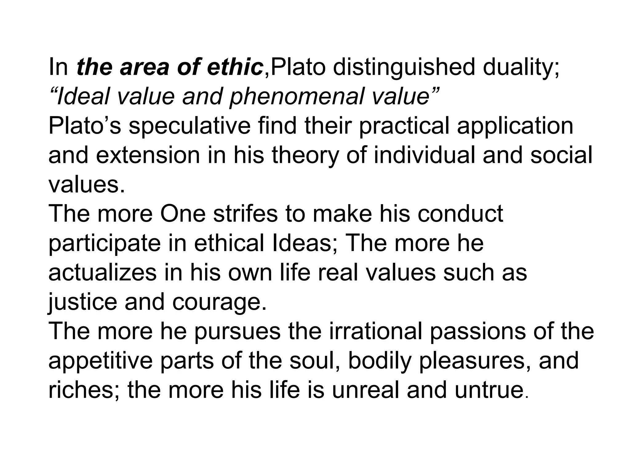 Theory of Plato’s Idea | PPT