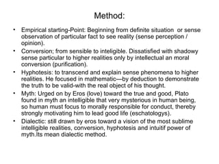 Theory of Plato’s Idea | PPT