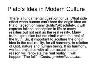 Theory of Plato’s Idea | PPT