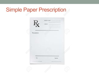 Theory of prescription 1 hour (updated 2020) | PPTX