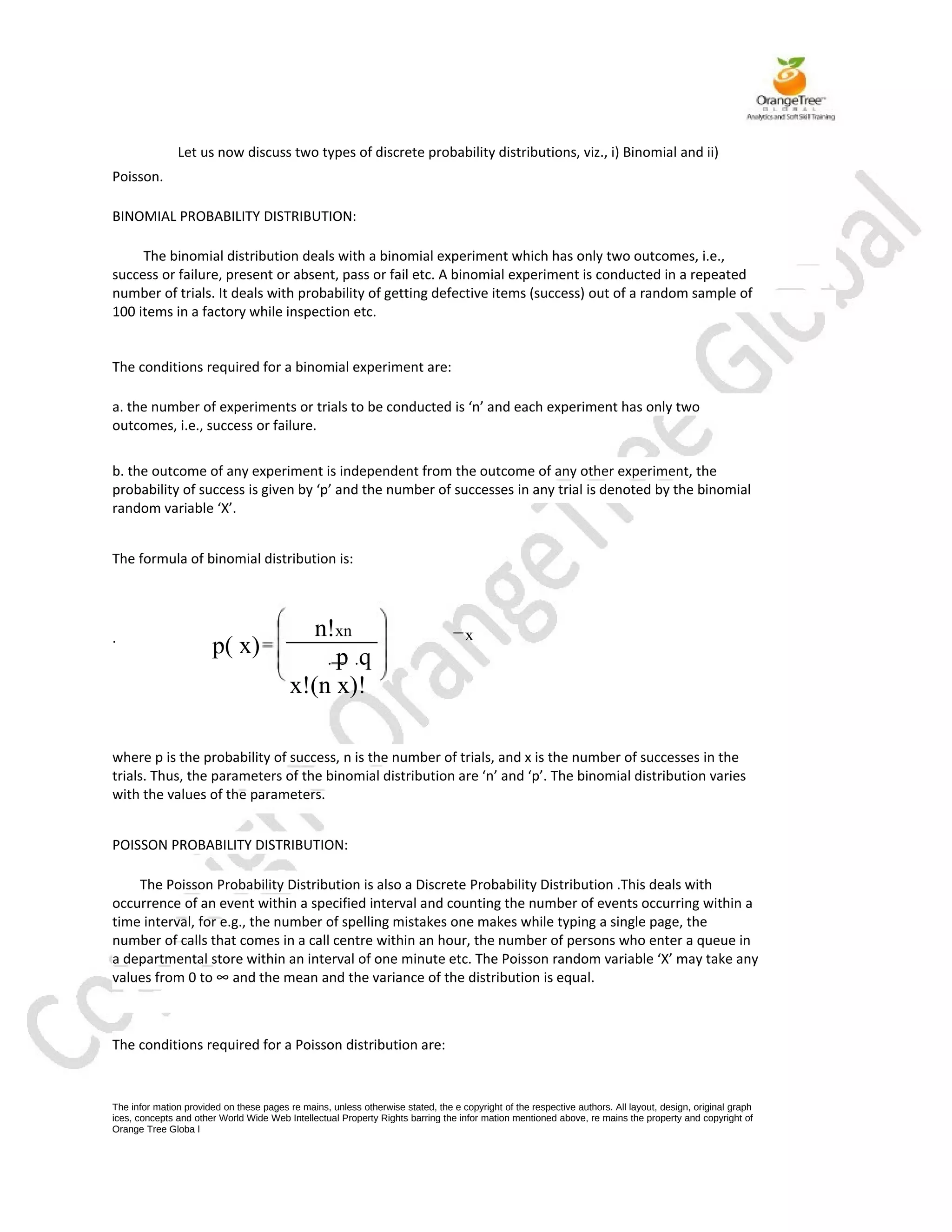 Theory of probability and probability distribution | DOC