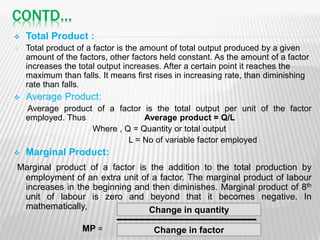 Theory of Production | PPT